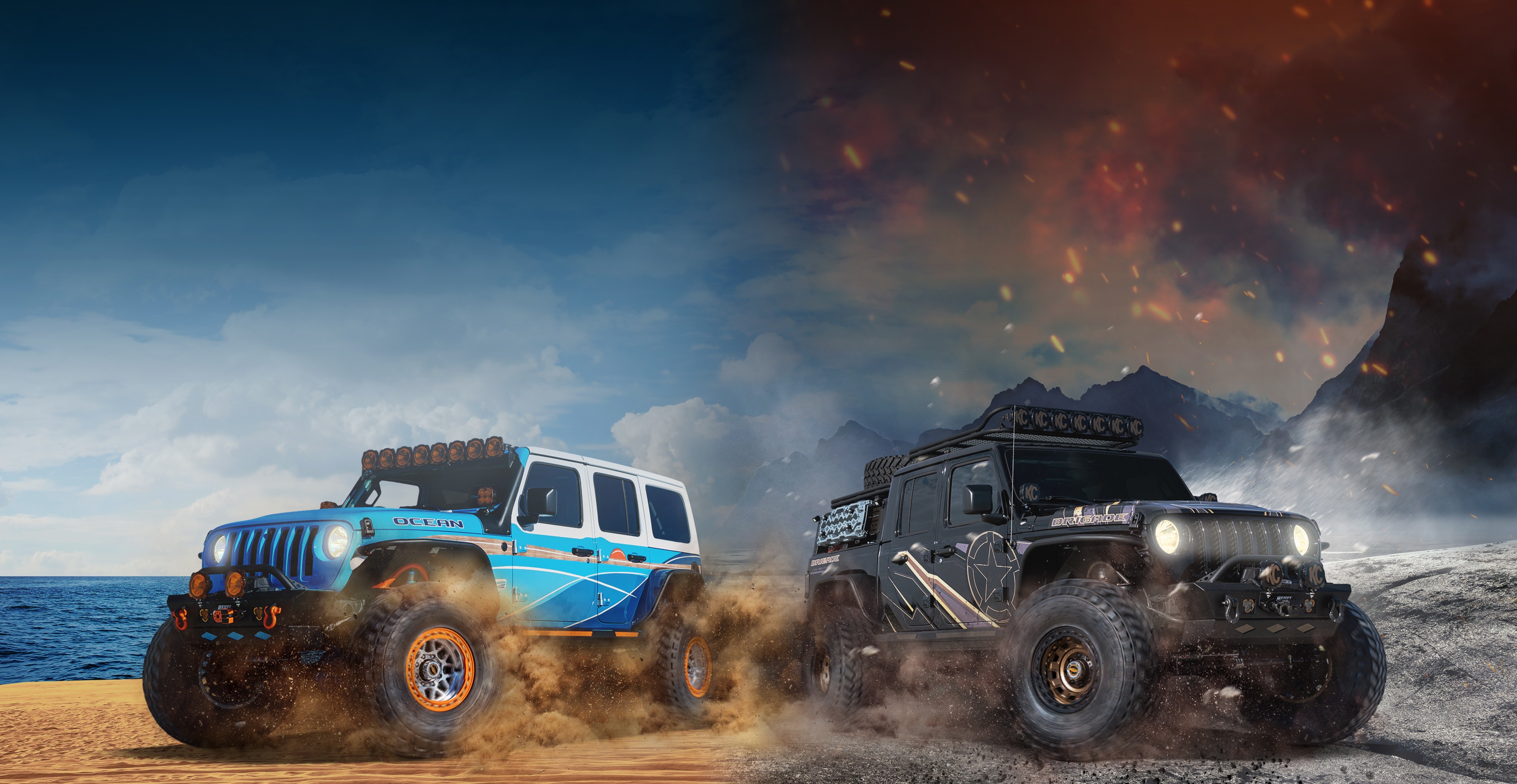 Custom Jeep Builds by Alpine and Rebel Off Road