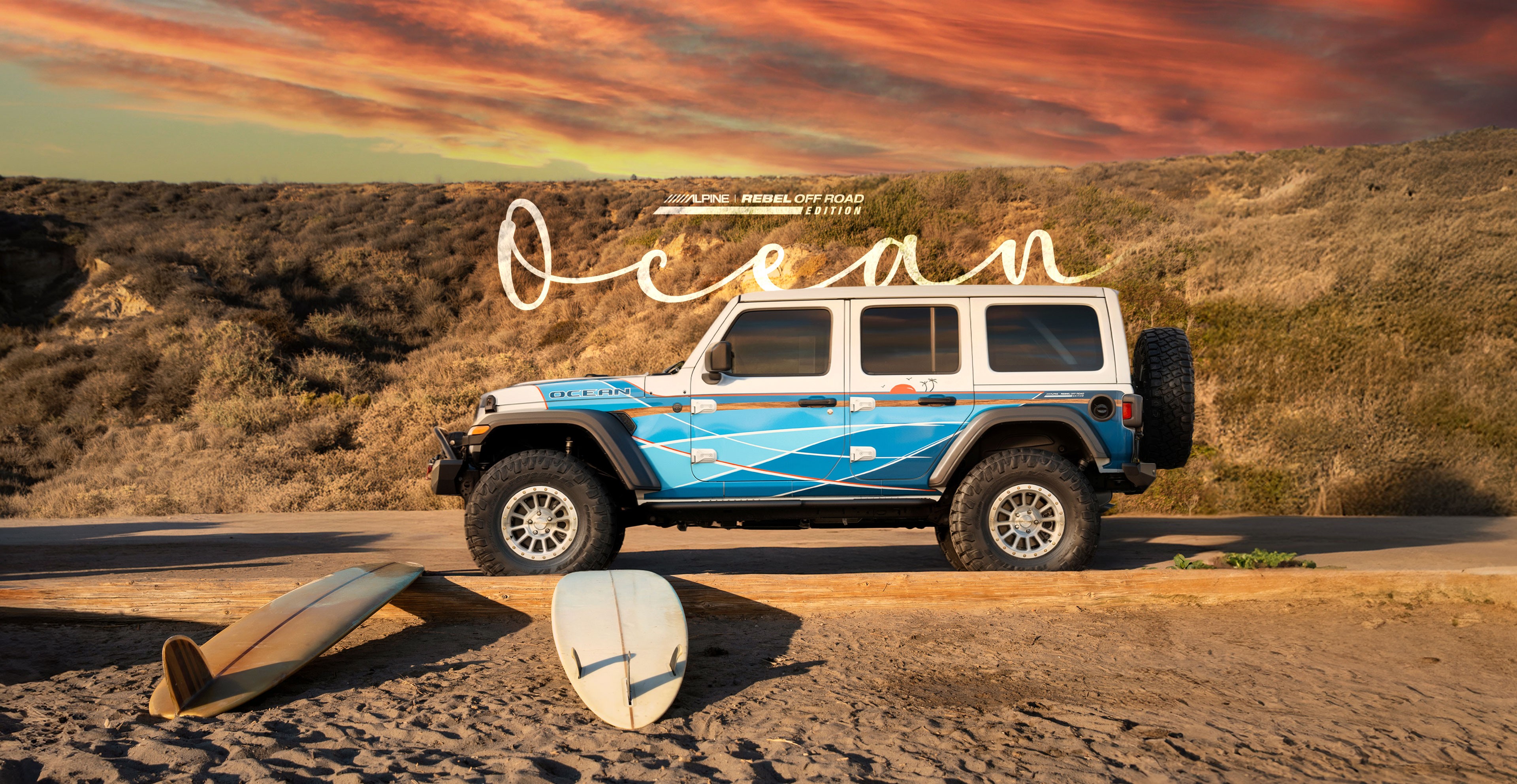 Alpine Rebel Off Road Edition Jeep - Ocean